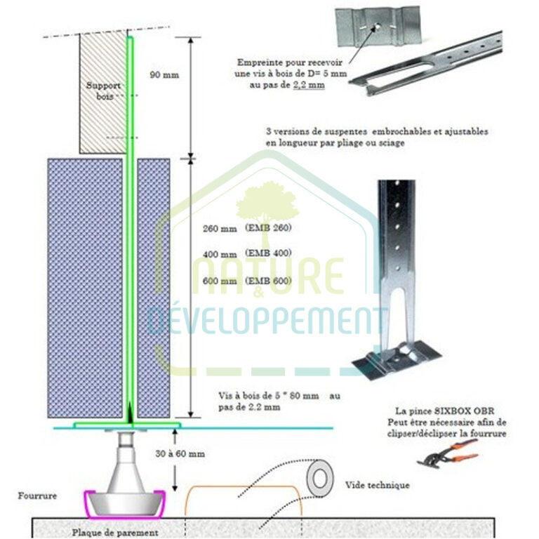 Suspente Placo Reglable